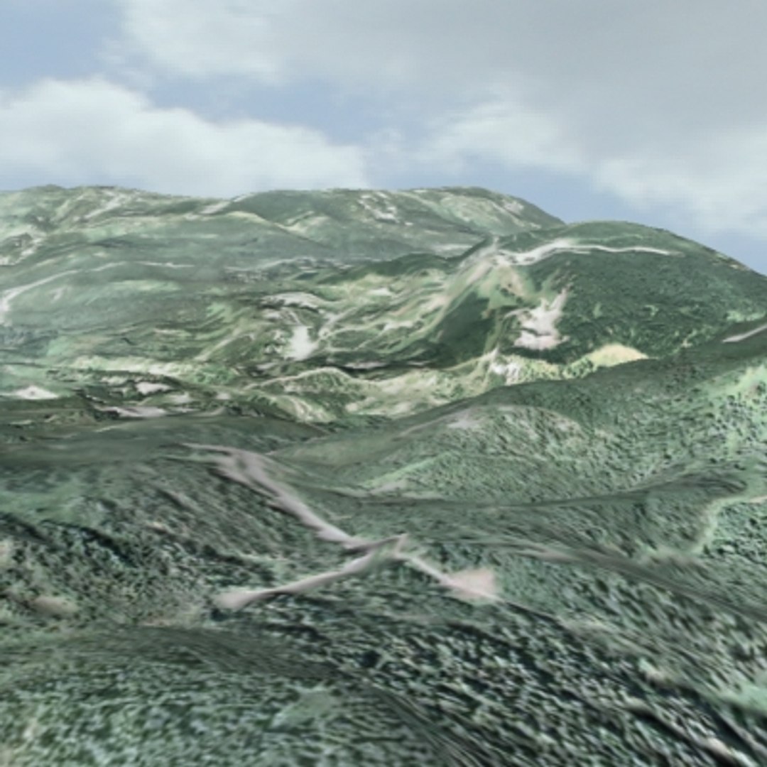 3d Model Landscape Land