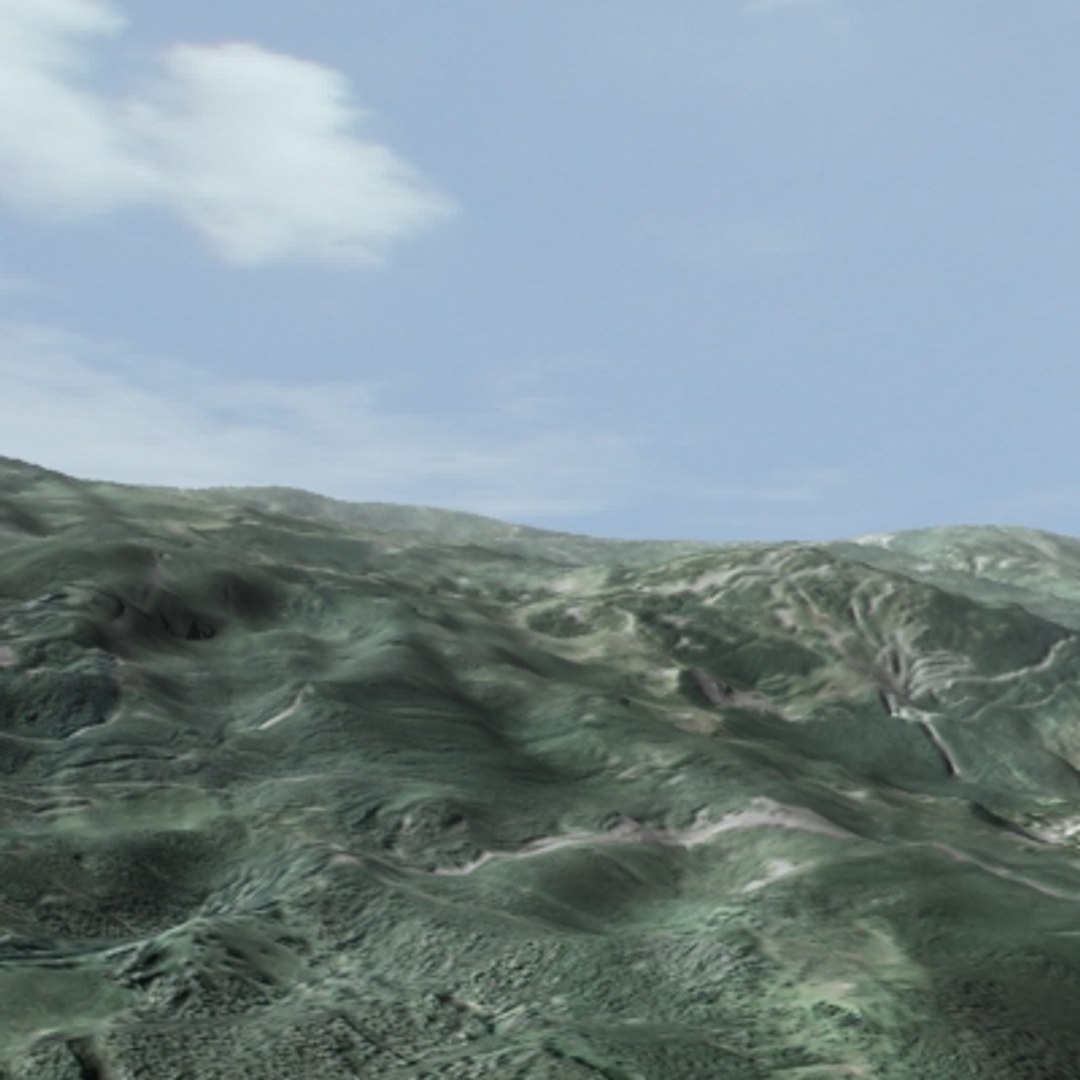 3d Model Landscape Land