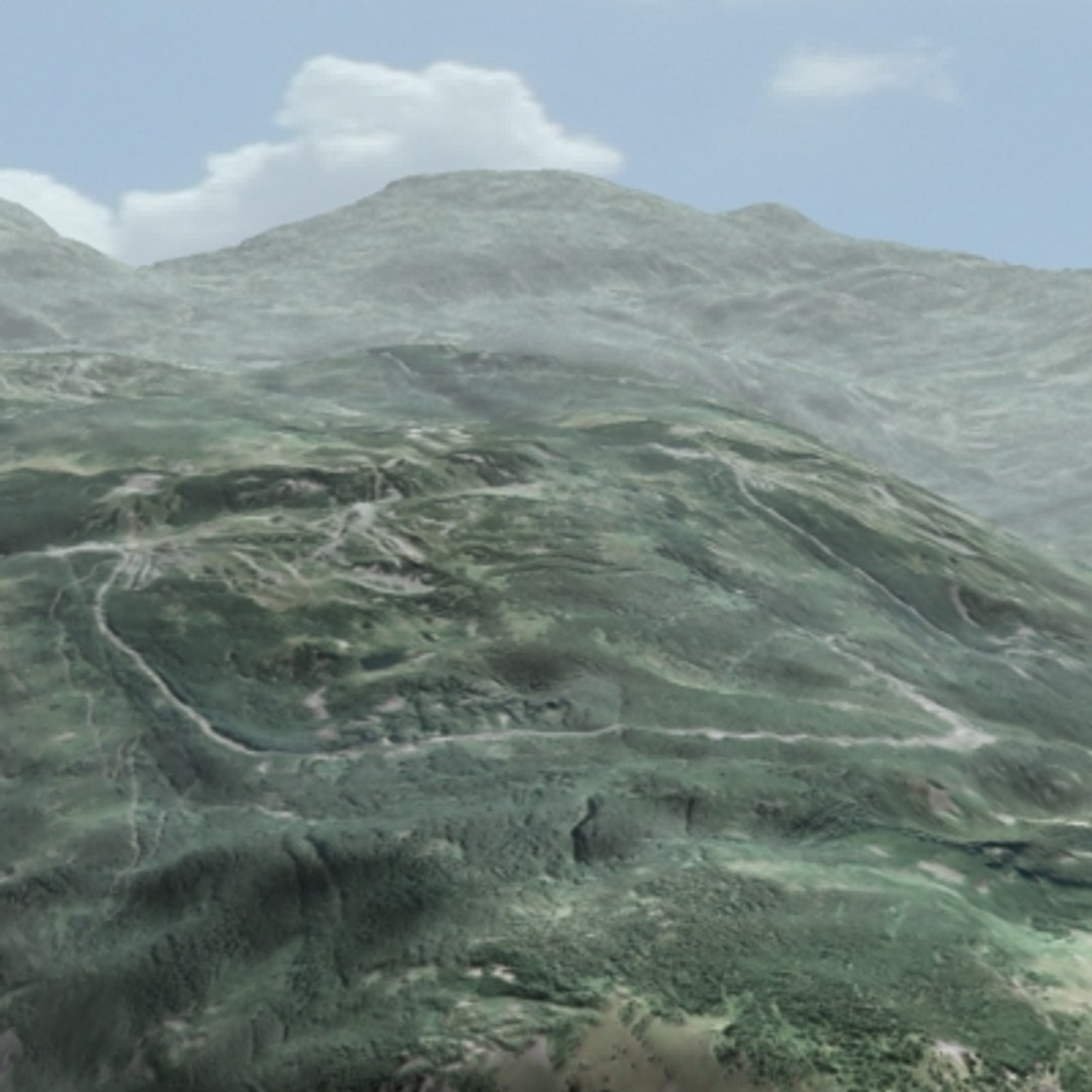 3d Model Landscape Land