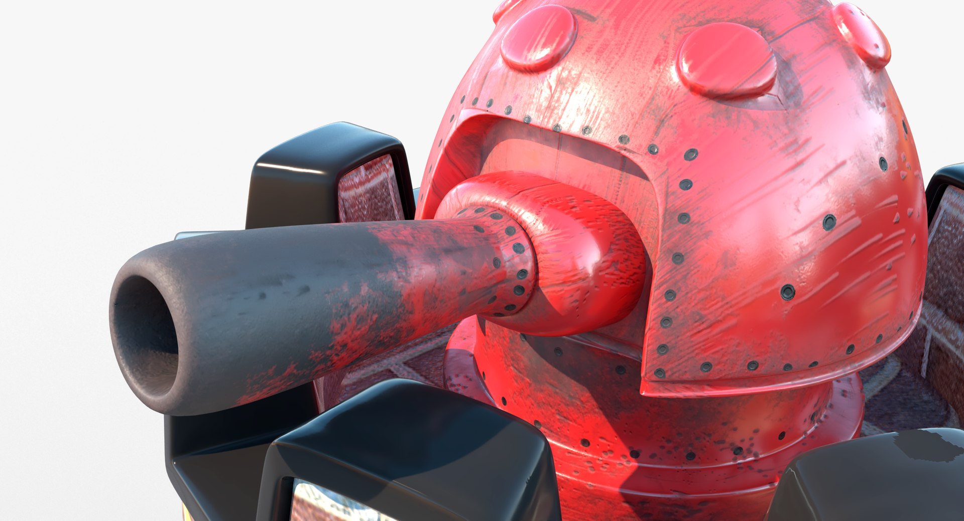 Cannon Turret 3D Model - TurboSquid 1288282