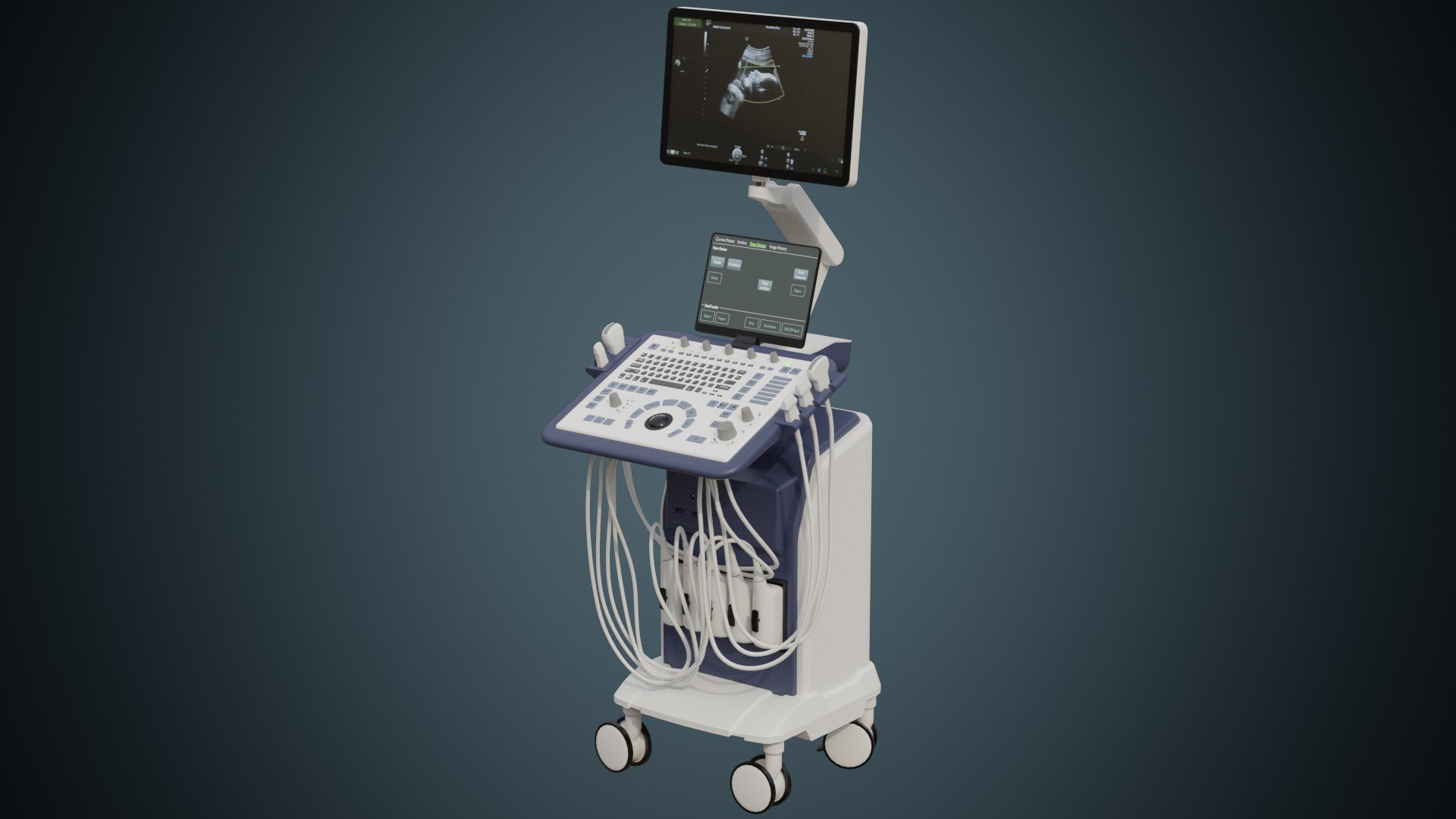 Ultrasound Machine 1 Basic 3D - TurboSquid 2052064