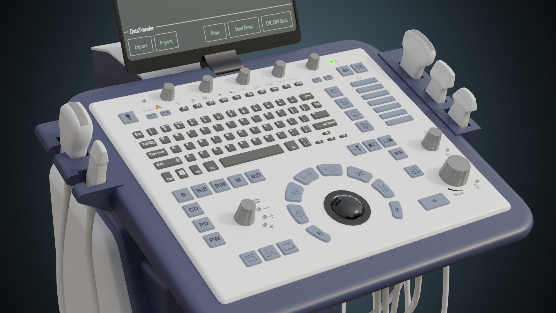 Ultrasound Machine 1 Basic 3D - TurboSquid 2052064