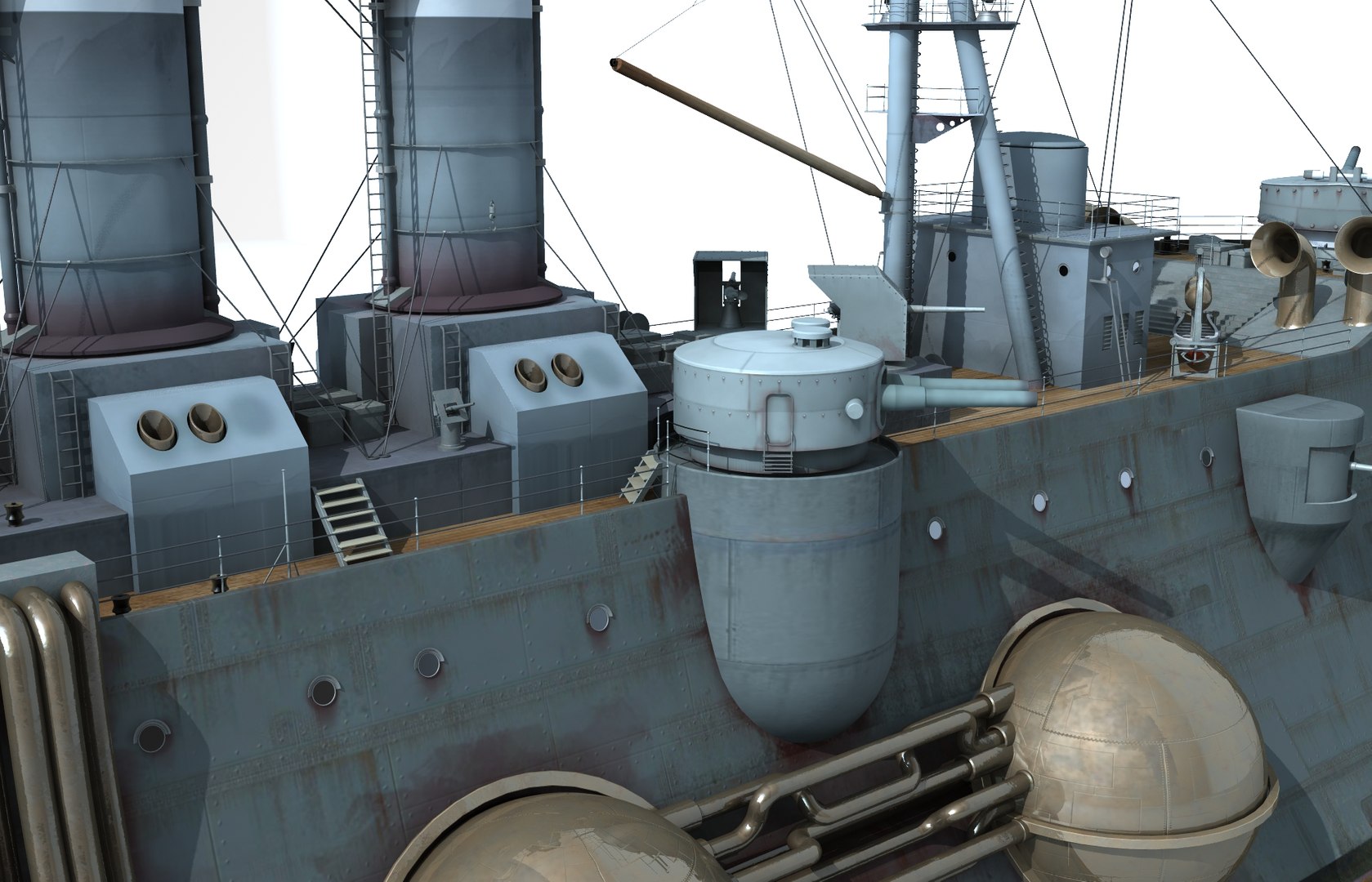 3D 3D steampunk flying cruiser UVmaps - TurboSquid 1957645