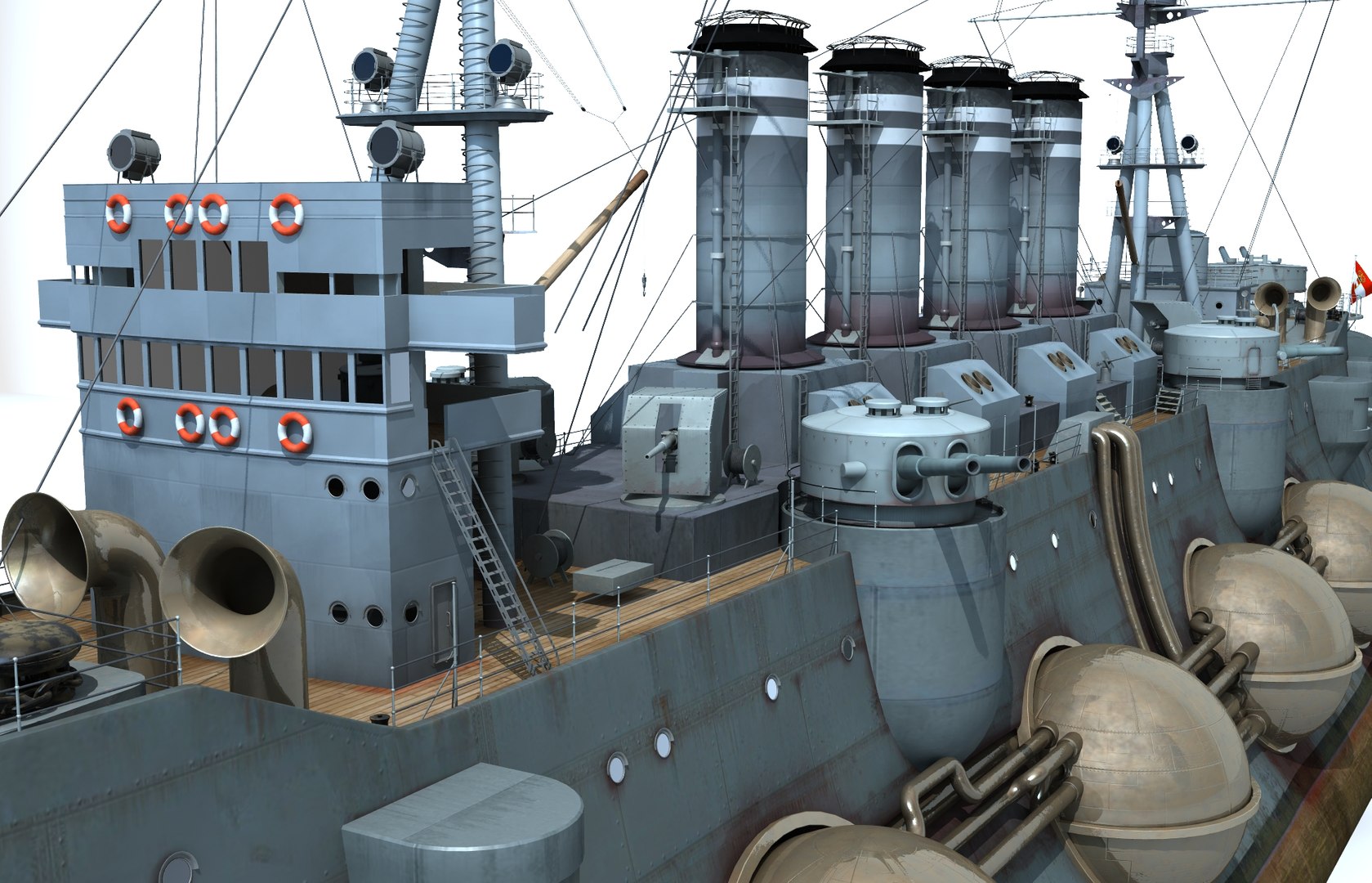 3D 3D steampunk flying cruiser UVmaps - TurboSquid 1957645
