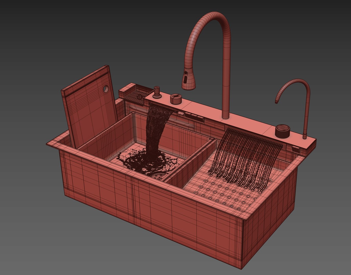 Boelon Luxury Kitchen Sink 3D Model - TurboSquid 2161238