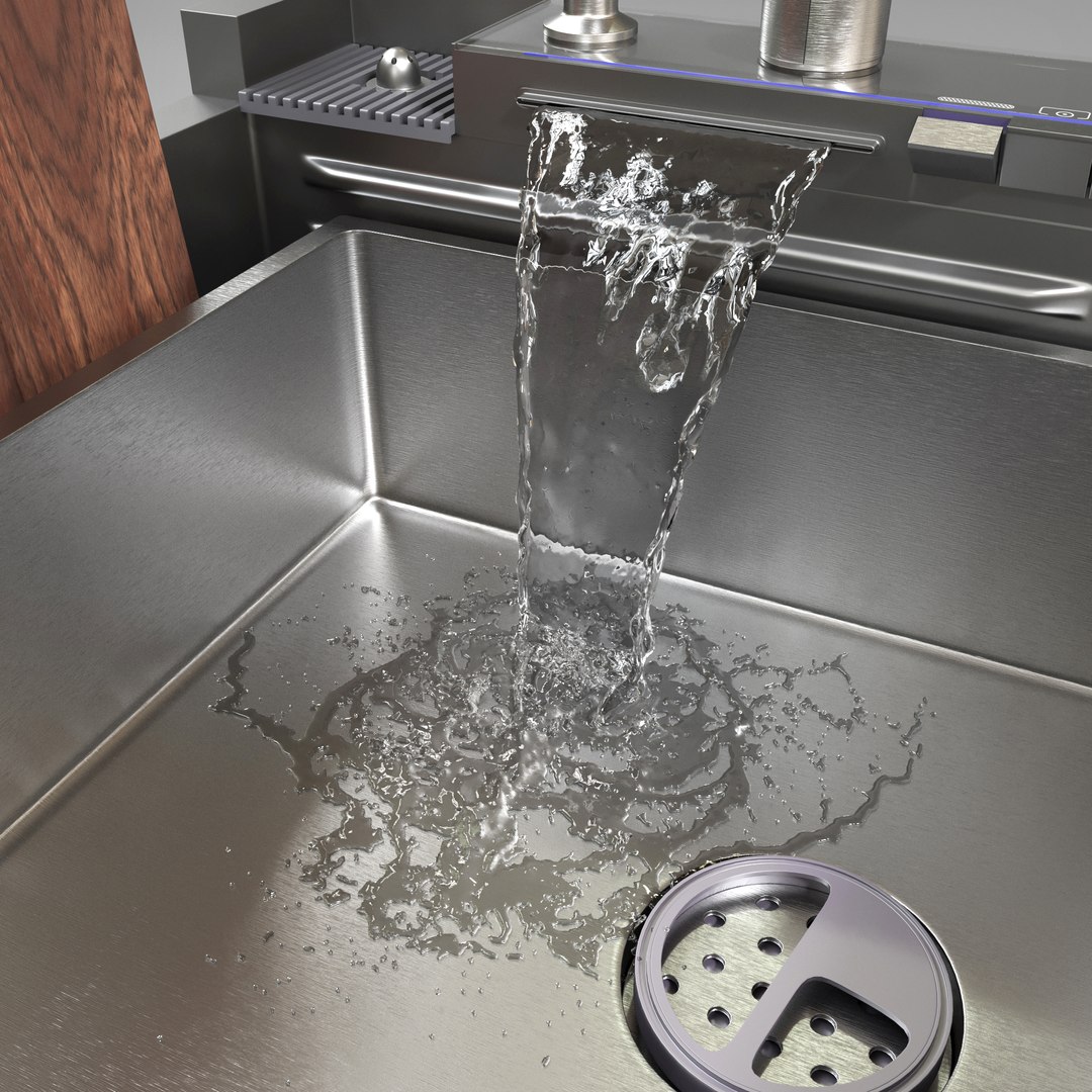 Boelon Luxury Kitchen Sink 3D Model - TurboSquid 2161238
