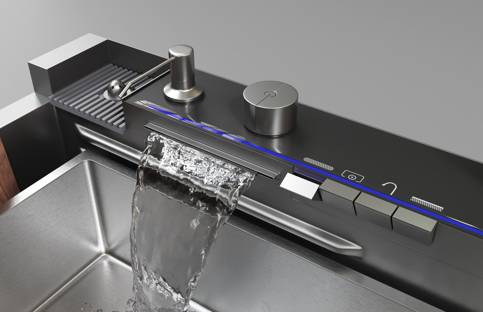 Boelon Luxury Kitchen Sink 3D Model - TurboSquid 2161238