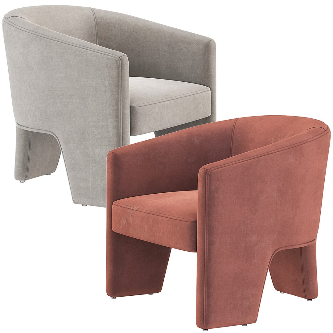 3D Fae Chair Four Hands Grayson - TurboSquid 1826869