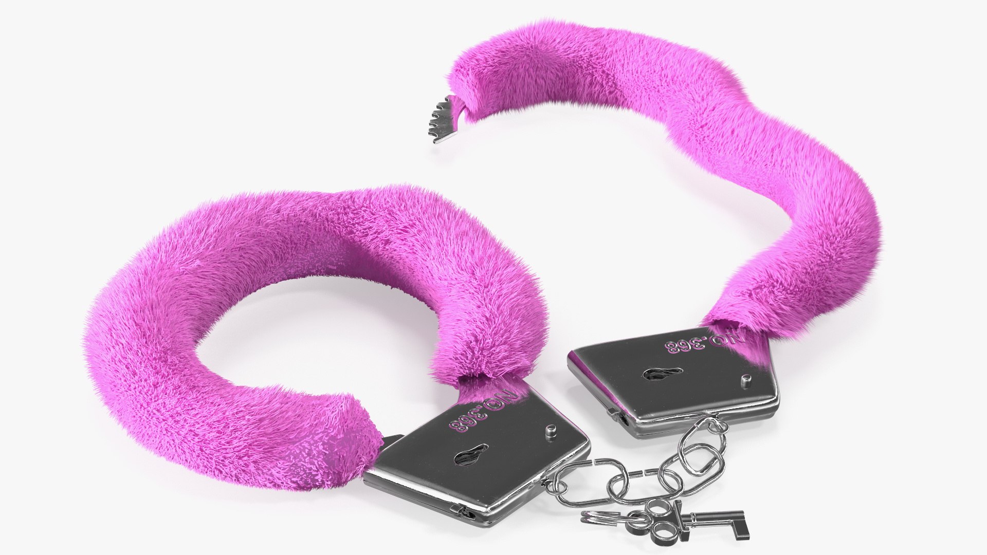 Pink Handcuffs Hand Cuffs 3D - TurboSquid 1699091