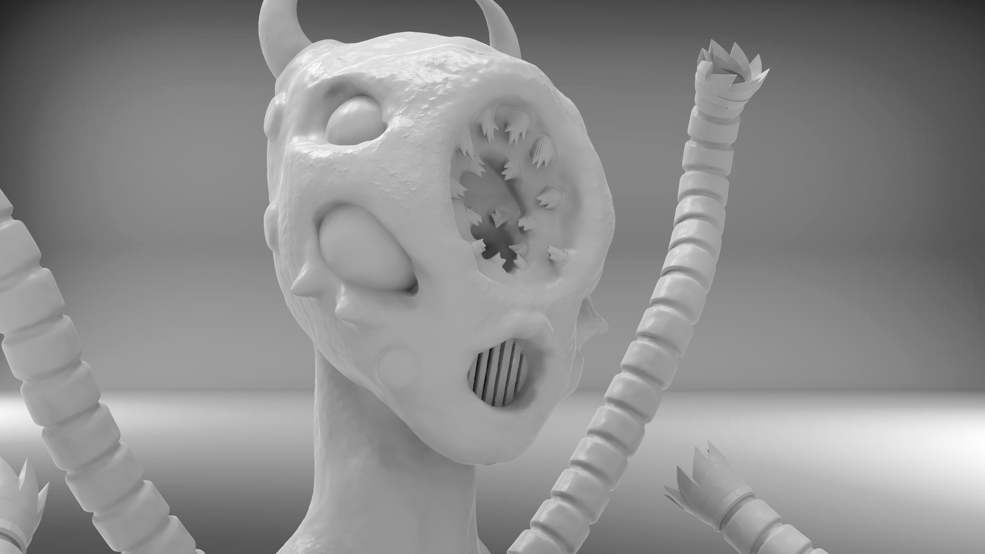 3D Alien Bionic Model - TurboSquid 1510394