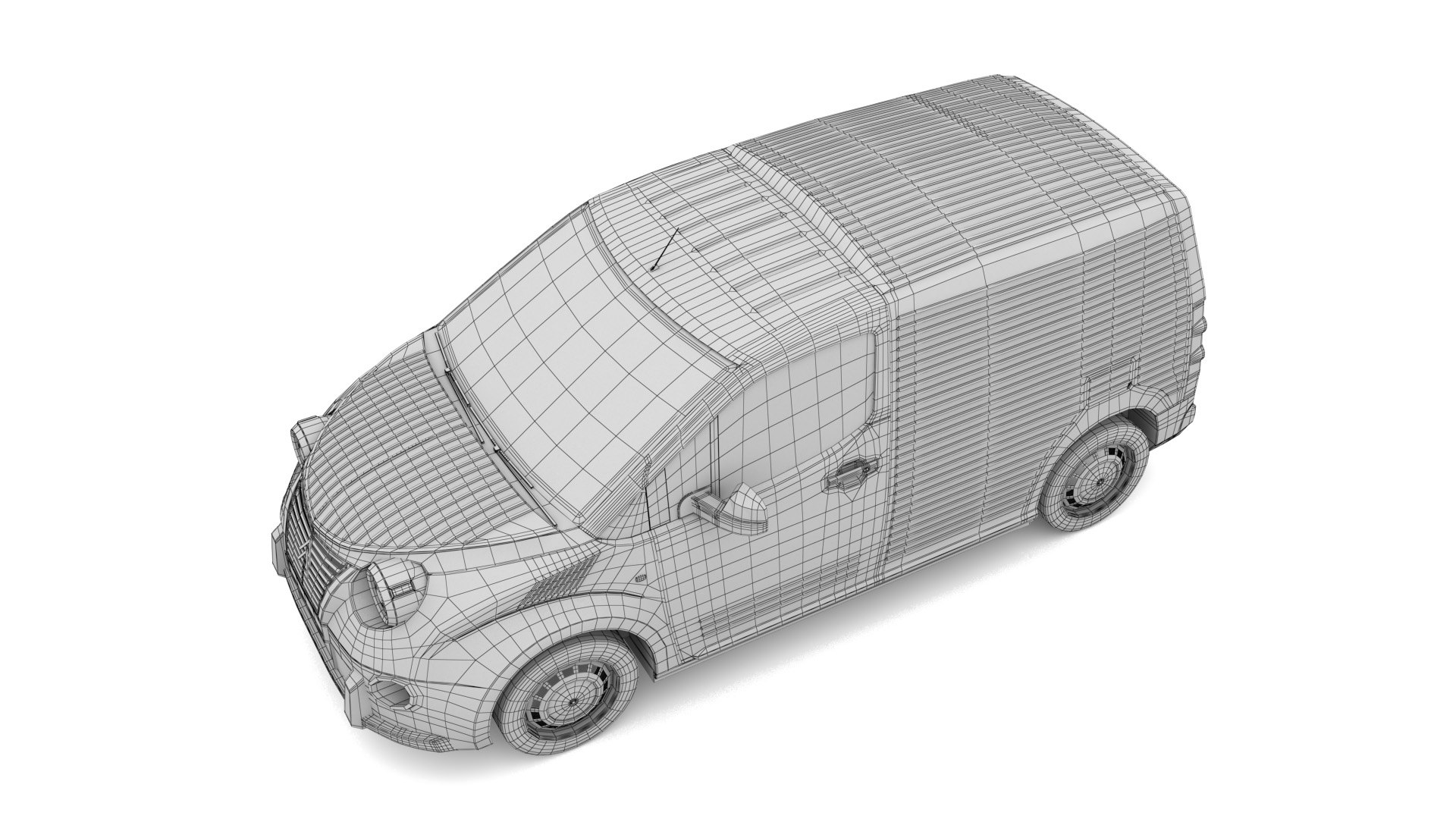 Citroen Berlingo 2CV Fourgonnette 2023 Model - TurboSquid 1999574
