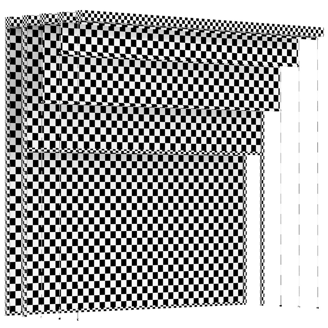 Roller Blinds Set 03 Model - TurboSquid 2236867