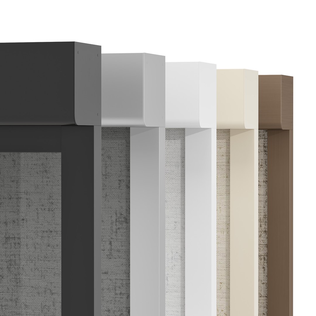 Roller Blinds Set 03 Model - TurboSquid 2236867