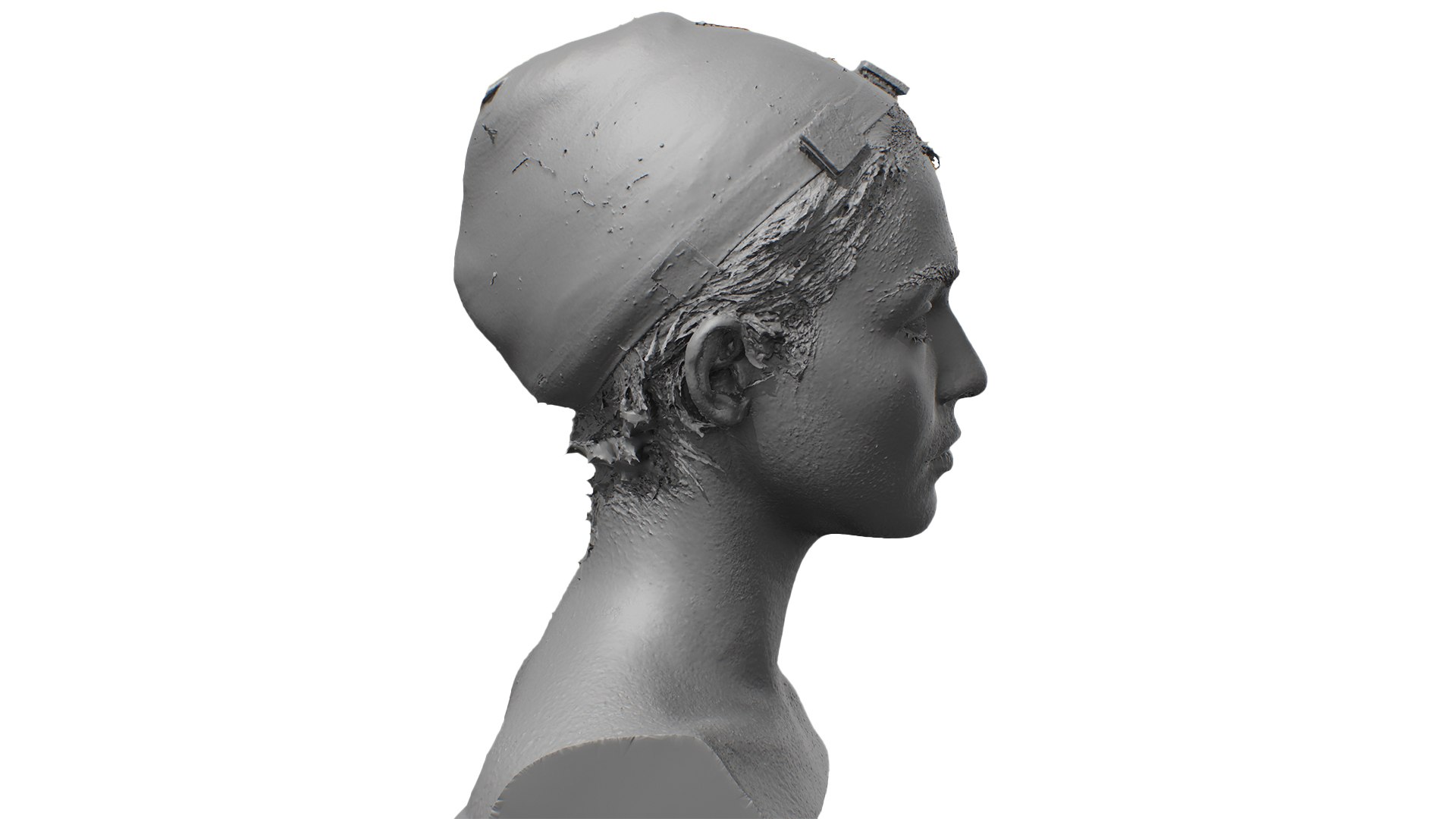 Raw Head Scan Chloe Parker 3D model - TurboSquid 1815395