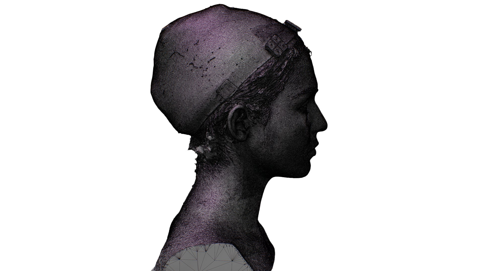 Raw Head Scan Chloe Parker 3D model - TurboSquid 1815395