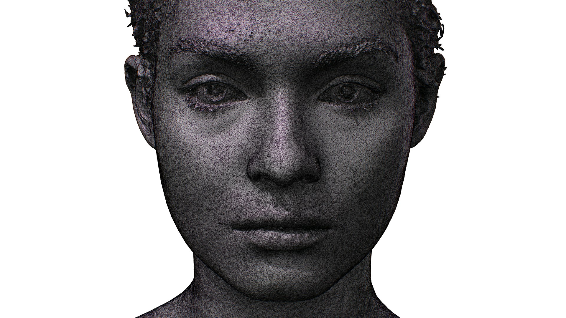 Raw Head Scan Chloe Parker 3D model - TurboSquid 1815395