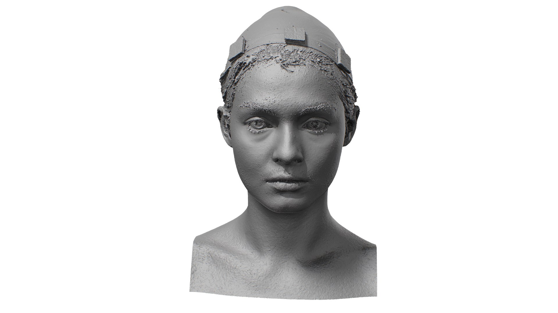 Raw Head Scan Chloe Parker 3D model - TurboSquid 1815395