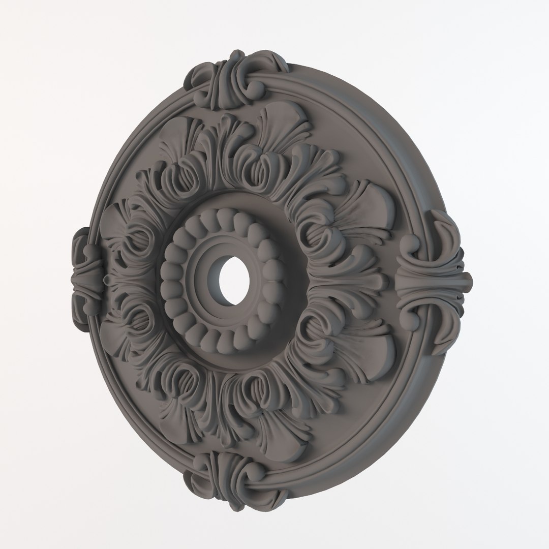 Ceiling Rosette 3d Model