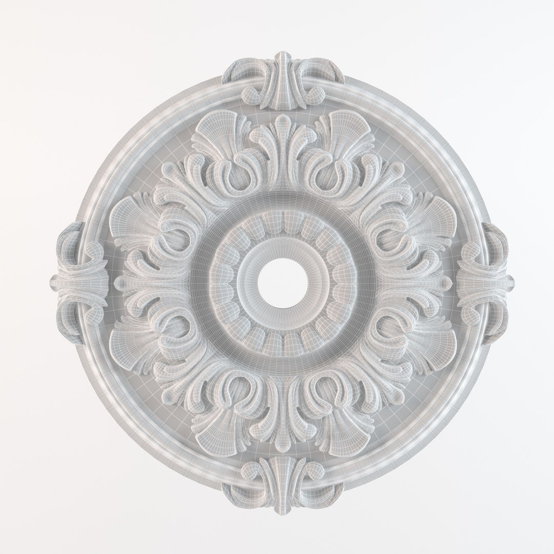 Ceiling Rosette 3d Model