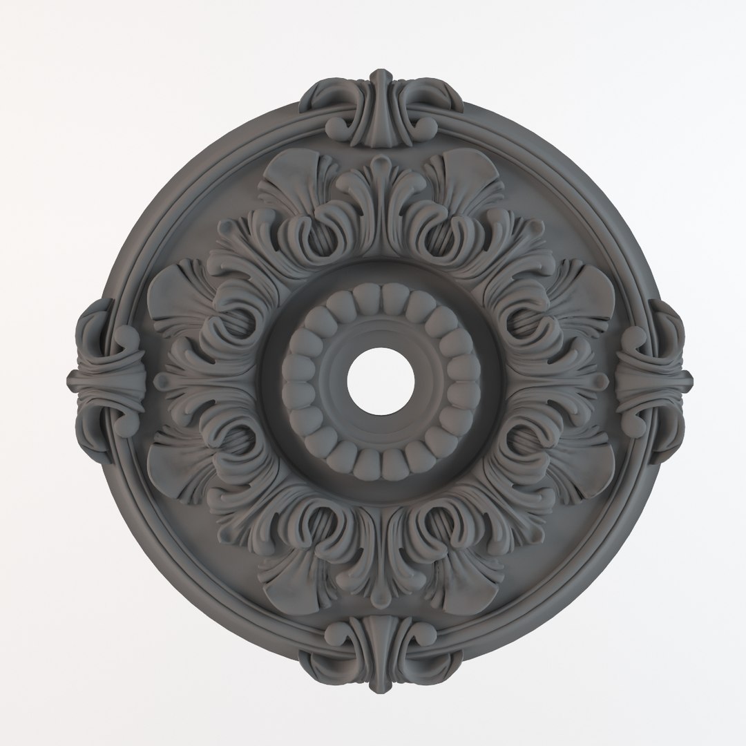 Ceiling Rosette 3d Model