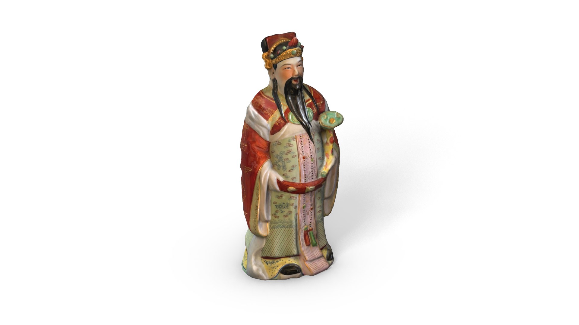 3D LU Chinese God - Sanxing Deities - TurboSquid 2236822