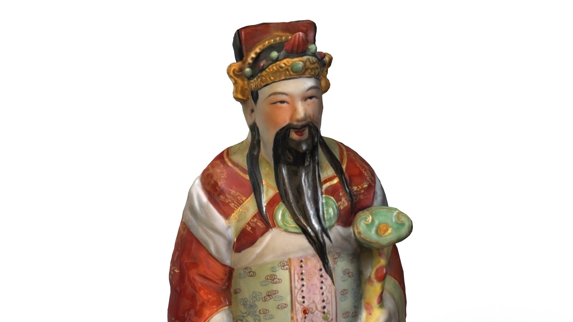 3D LU Chinese God - Sanxing Deities - TurboSquid 2236822