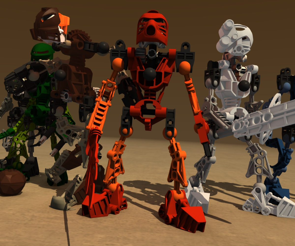 3d model lego bionicle
