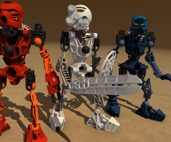 modelo 3d Colección Robot Lego Bionicle - TurboSquid 726553