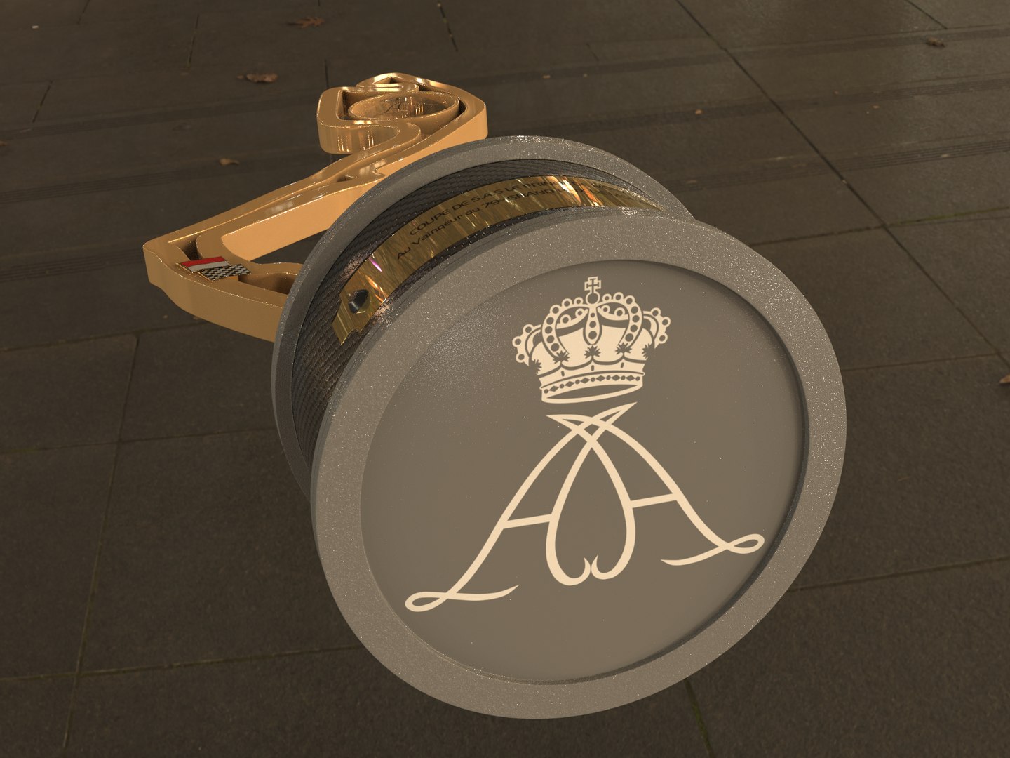 Formula 1 Monaco GP Award Trophy - Cinematic 3D Model - TurboSquid 2544436
