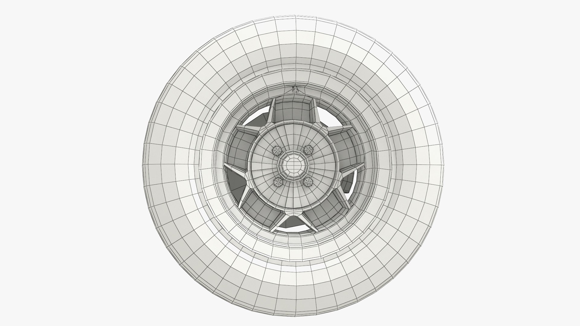 Classic Car Rim 3D model - TurboSquid 1917151