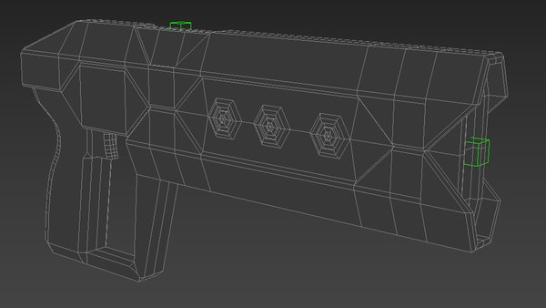 Free laser pistol pack model - TurboSquid 1535259