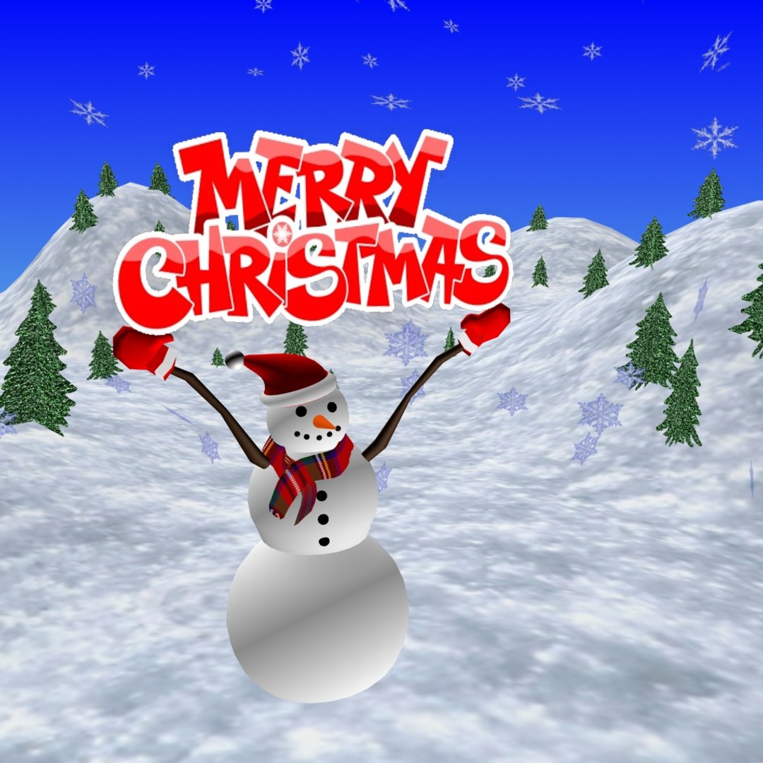 Christmas Scene 3D Model - TurboSquid 1472589