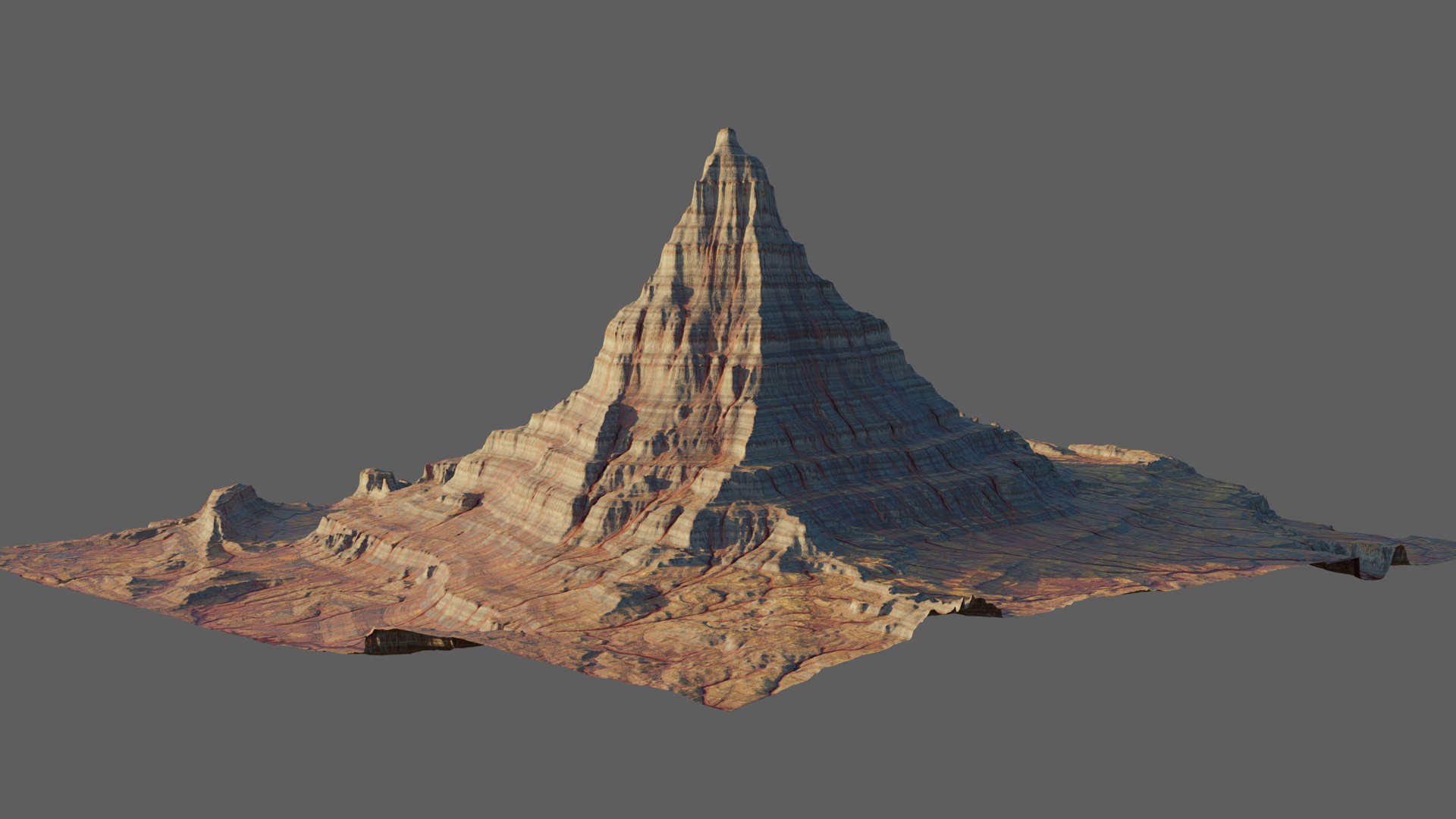 3D 8K Detailed Cliff Landscape - TurboSquid 1816951