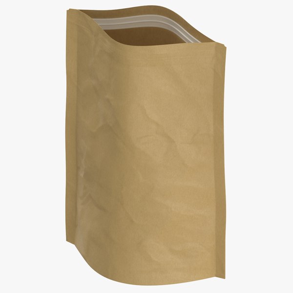 Stand zipper pouche 150g 3D model - TurboSquid 1534731