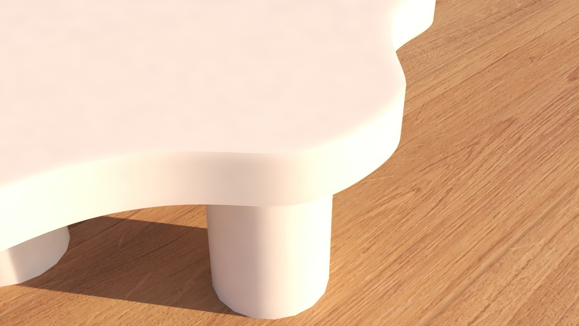 Cloud Blob Table 3D Model - TurboSquid 2024917