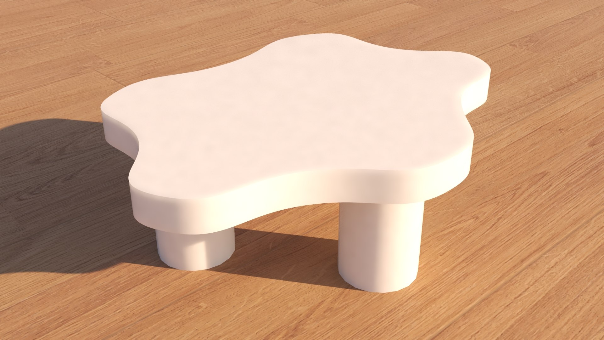 Cloud Blob Table 3D Model - TurboSquid 2024917