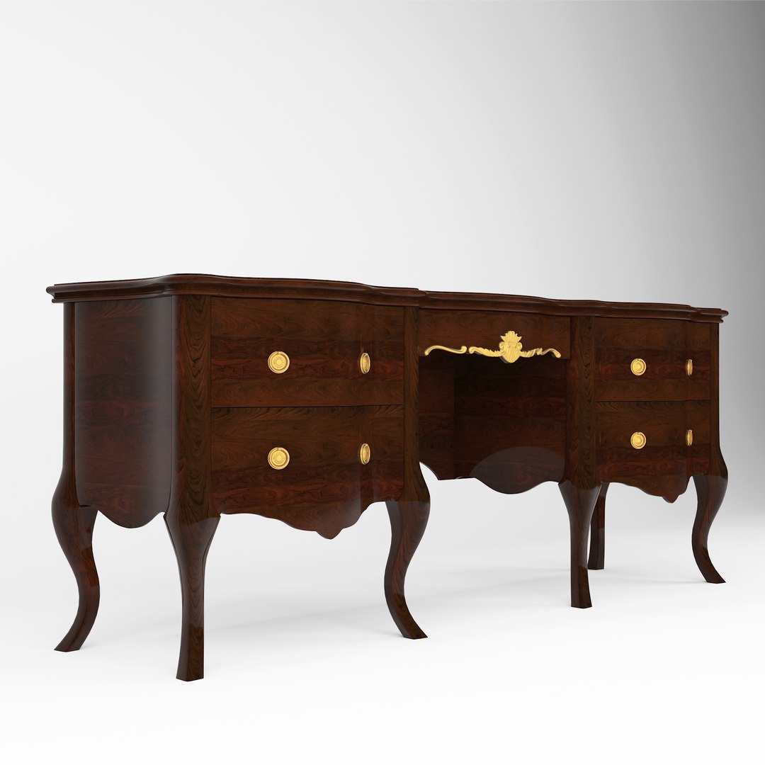 Classic Makeup Table 3D - TurboSquid 2177068