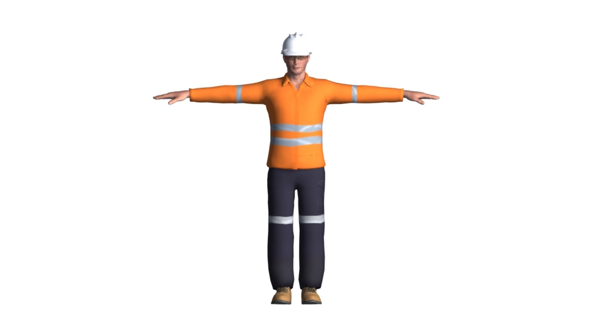 Mining Construction Worker 3D Model - TurboSquid 1375821