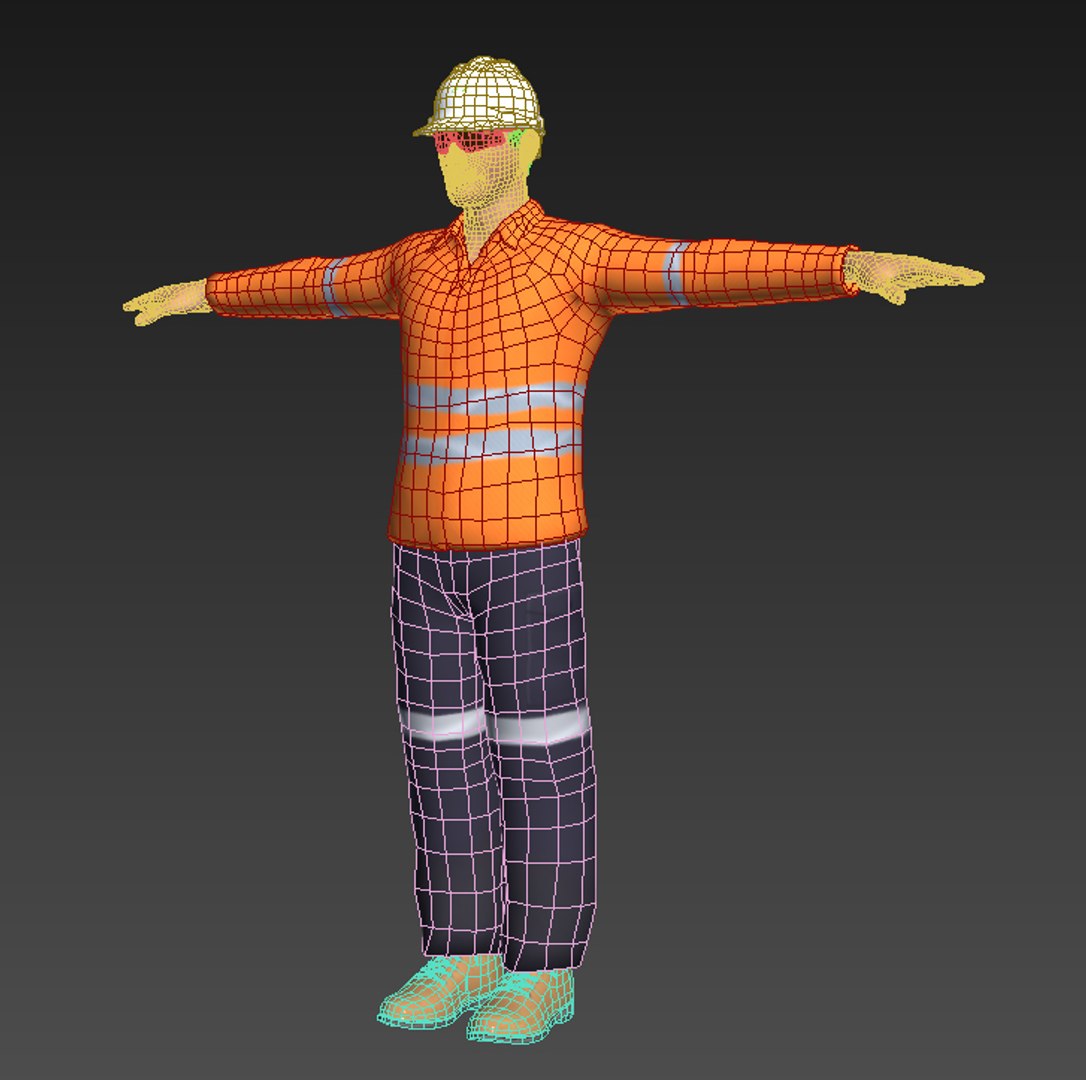 Mining Construction Worker 3D Model - TurboSquid 1375821