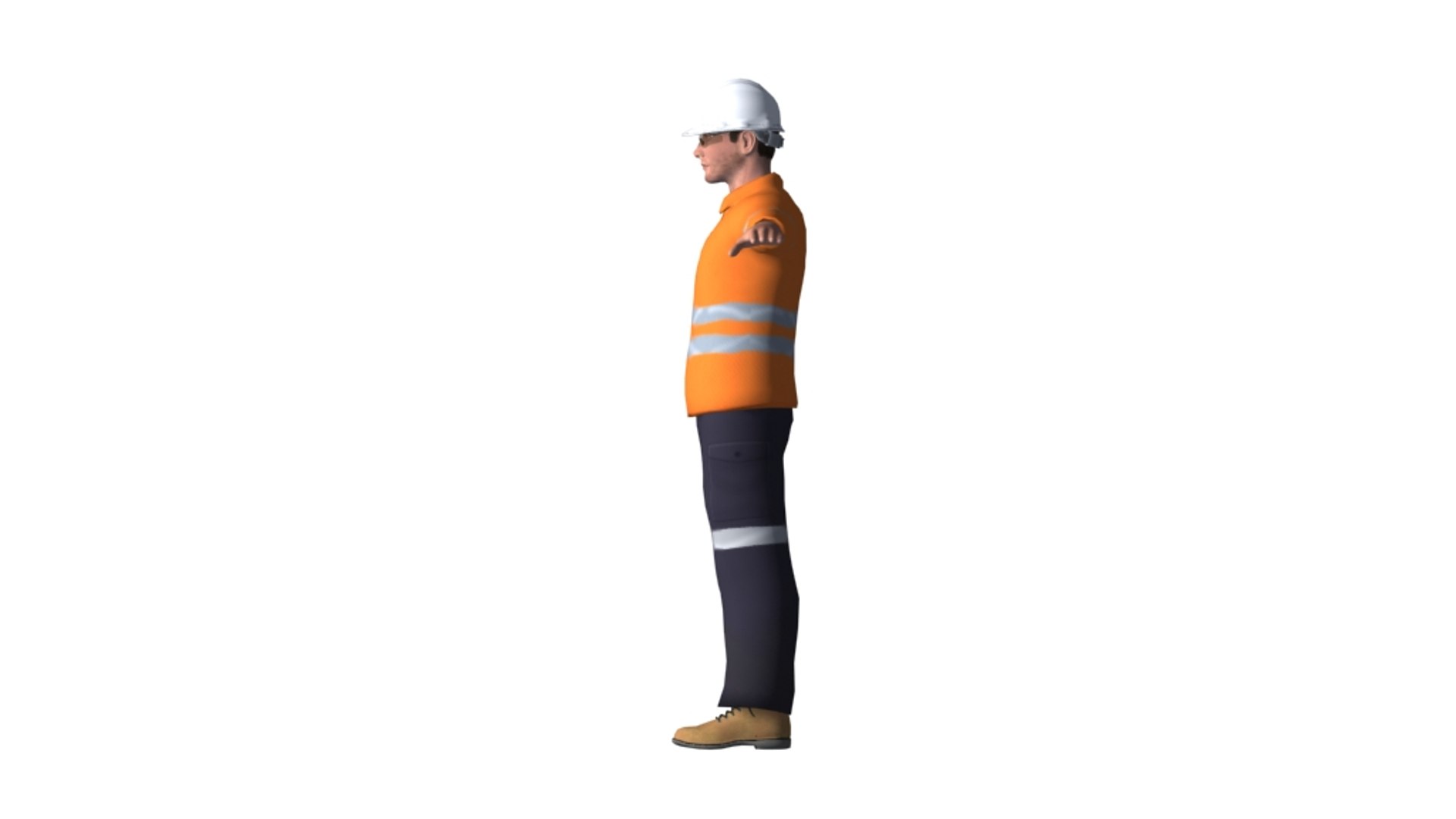 Mining Construction Worker 3D Model - TurboSquid 1375821