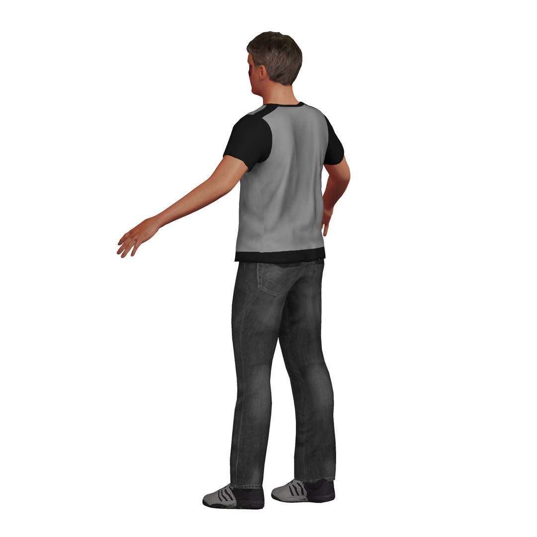 3D Adult Man Injured Character - TurboSquid 1651043