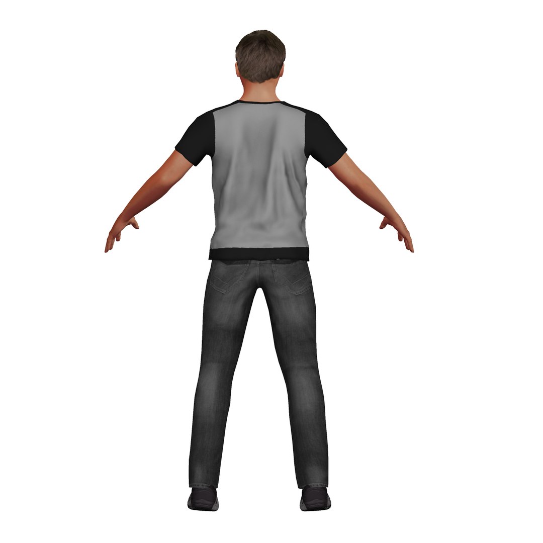 3D Adult Man Injured Character - TurboSquid 1651043
