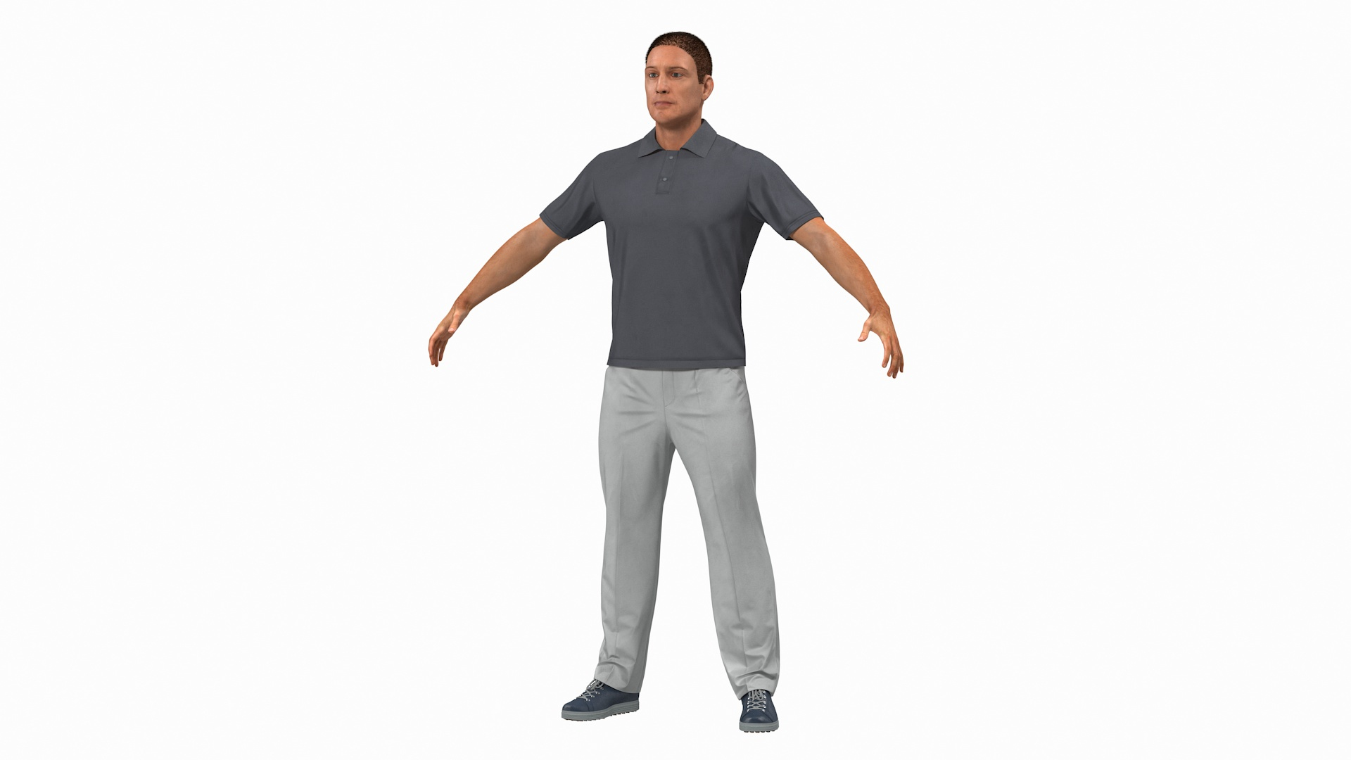 Man casual style fur 3D model - TurboSquid 1529594