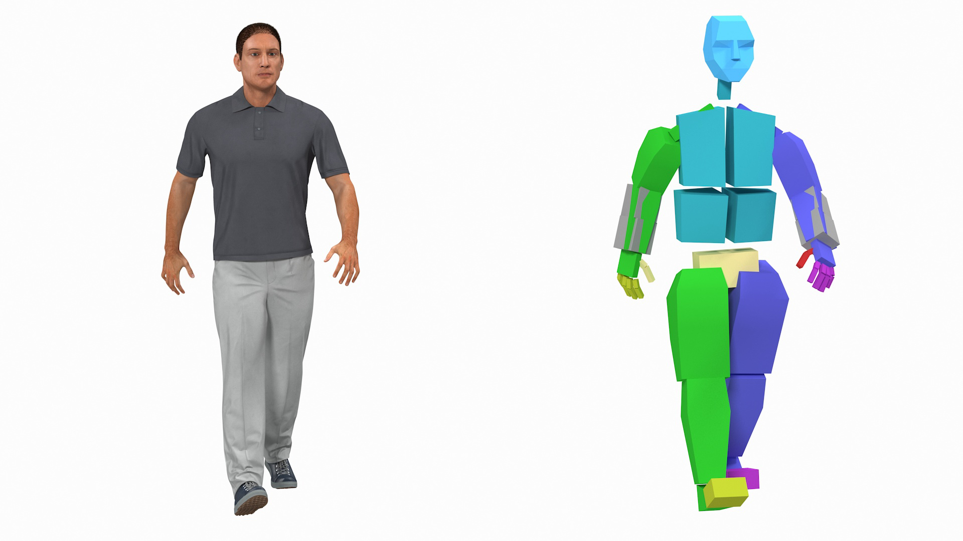 Man Casual Style Fur 3D Model - TurboSquid 1529594