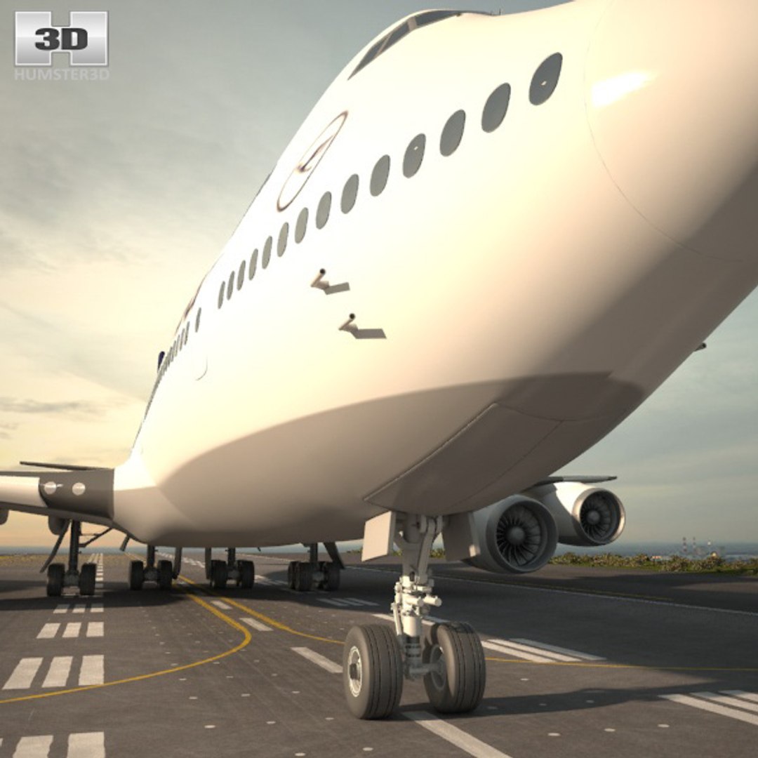 Boeing 747 8i 3D - TurboSquid 1261295