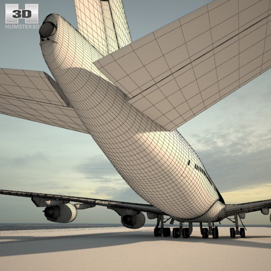 Boeing 747 8i 3D - TurboSquid 1261295