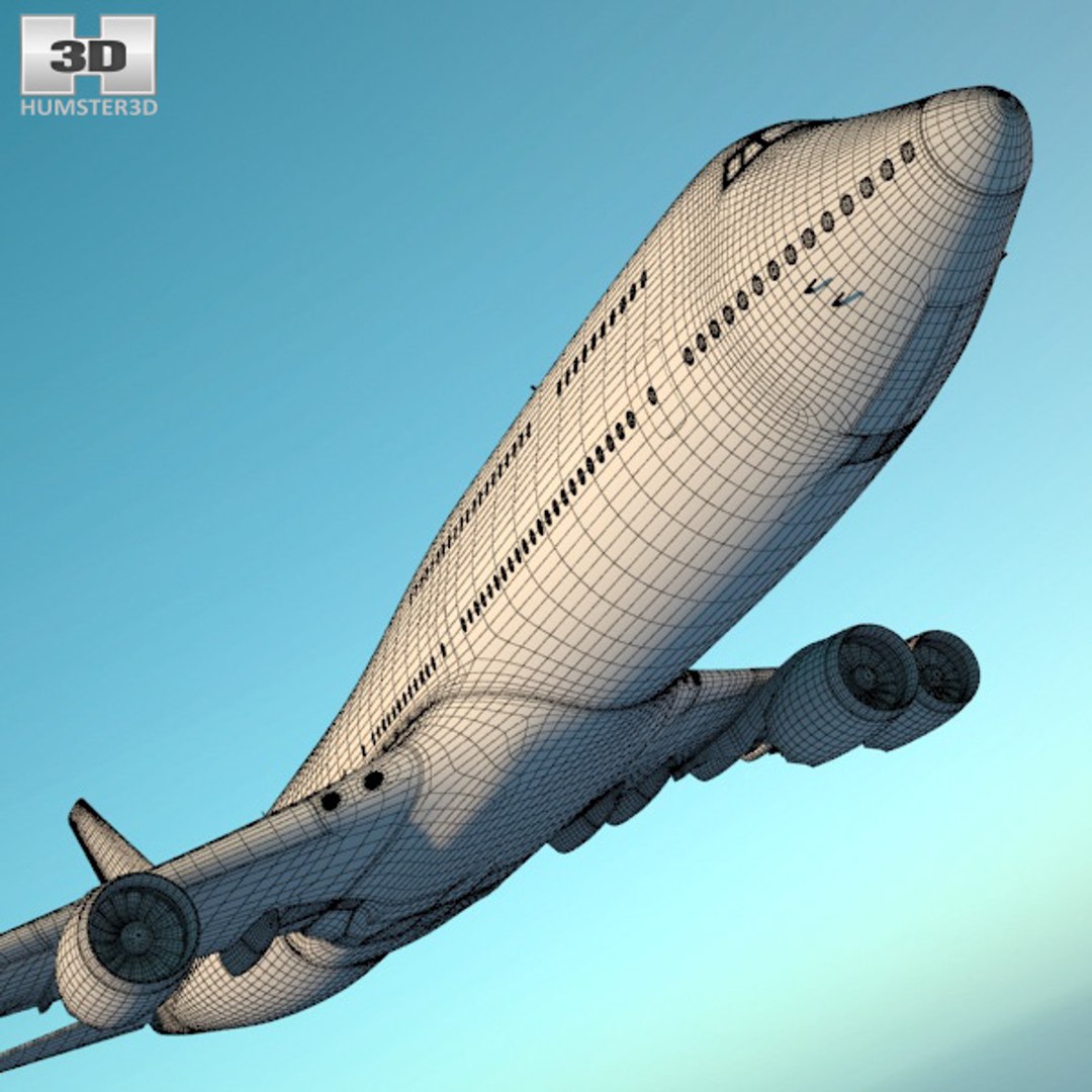 Boeing 747 8i 3D - TurboSquid 1261295