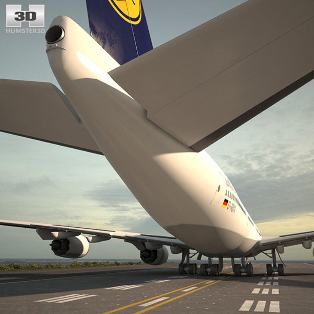 Boeing 747 8i 3D - TurboSquid 1261295