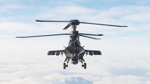 3D ka-58 black ghost attack helicopter - TurboSquid 1658595