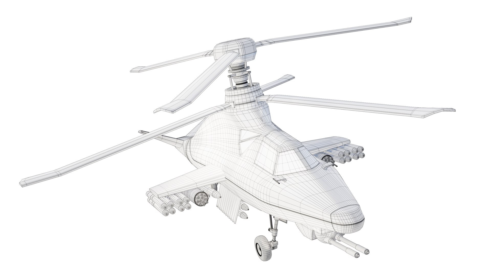 3D Ka-58 Black Ghost Attack Helicopter - TurboSquid 1658595